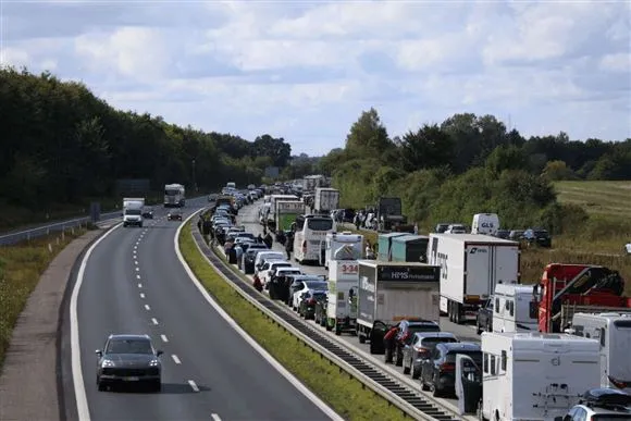 Motorvejsuheld spærrede Fynske Motorvej ved Nyborg - Avisen.dk